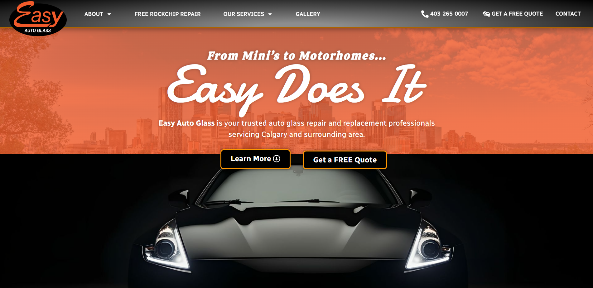 Easy Auto Glass - Fire Lotus Creative - Calgary Web Design • Marketing ...